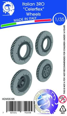 HD Models 35105 Italian 3Ro 'Celerflex' Wheels