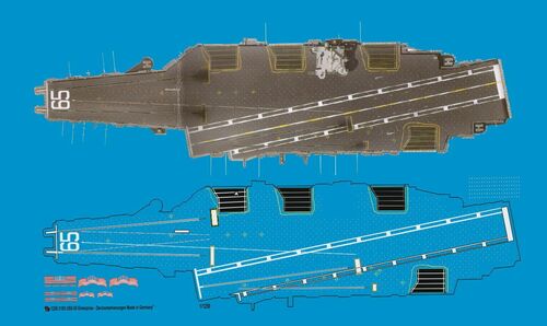 Peddinghaus-Decals 3105 Deck Markings For USS 65 Enterprise