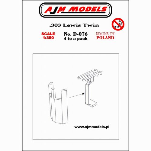 AJM Models D-076 .303 Lewis Twin