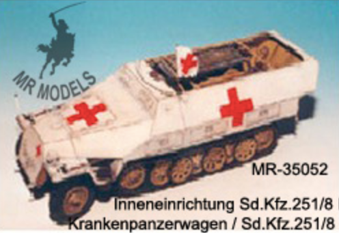 MR Modellbau 35052 Sd.Kfz.251/8 D ambulance interior set