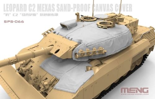 Meng Model SPS66 Canadian Main Battle Tank Leopard C2 MEXAS Sand-Proof Canvas Cover