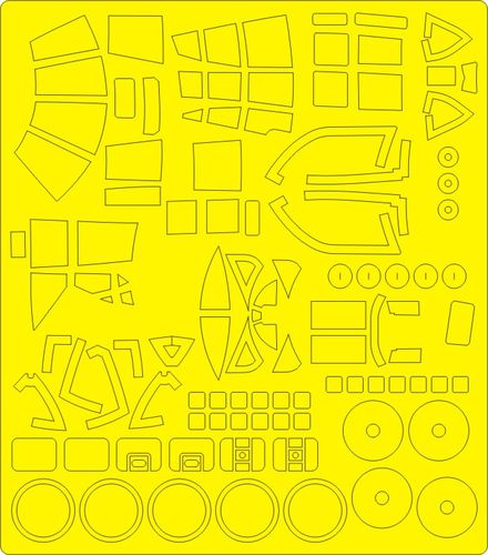 New Ware AM0570 He 111 H-16 BASIC kabuki masks for ICM