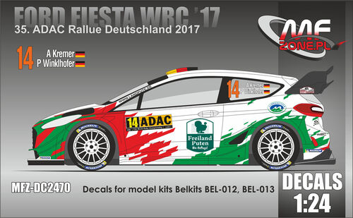 MF-Zone DC2470 Ford Fiesta WRC '17 Kremer - ADAC Rallue Deutschland 2017