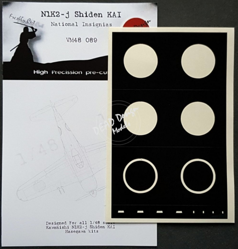 DEAD Design Models VM48089 N1K2-j Shiden Nat. Insignias