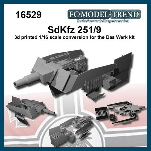 FC ModelTrend 16529 SdKfz 251/9 Conversion (For Das Werk, Trumpeter Kits)