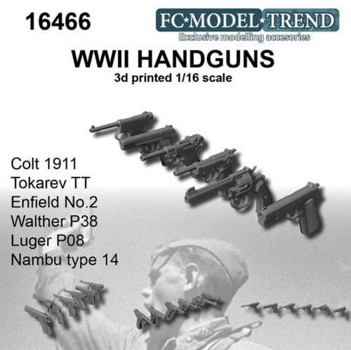 FC ModelTrend 16466 WWII pistols