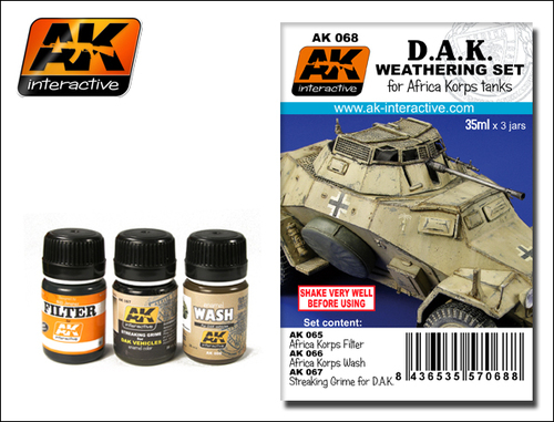 AK-Interactive AK 068 Africa Korps Weathering Set