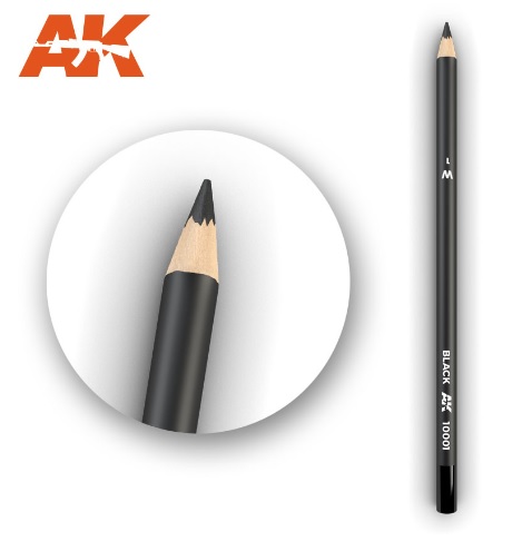AK-Interactive 10001 Watercolor Pencil Black