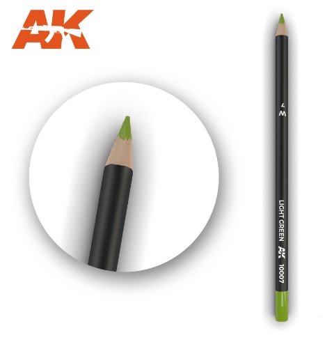 AK-Interactive 10007 Watercolor Pencil Light Green