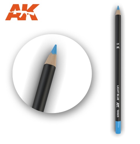 AK-Interactive 10023 Watercolor Pencil Light Blue