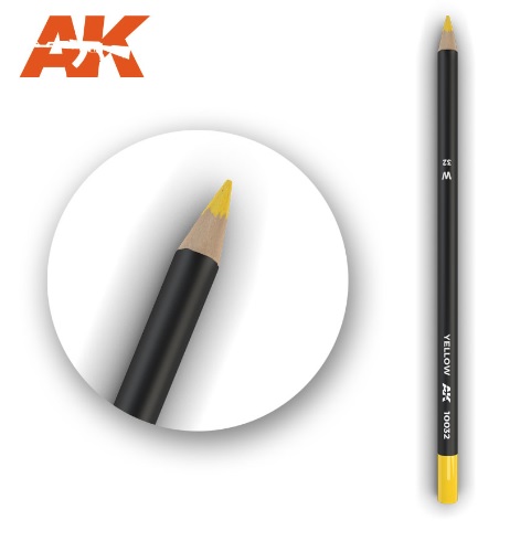 AK-Interactive 10032 Watercolor Pencil Yellow