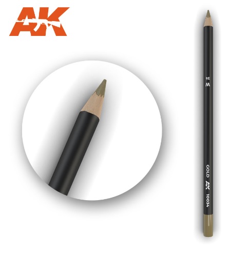 AK-Interactive 10034 Watercolor Pencil Gold