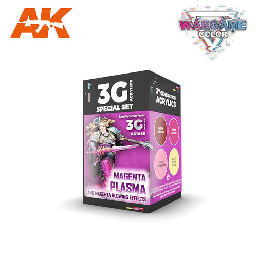 AK-Interactive AK 1068 Magenta Plasma And Glowing Effects Set