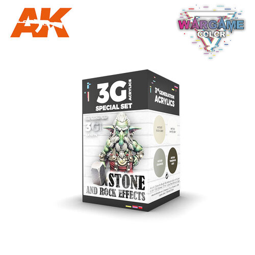 AK-Interactive AK 1074 Stone And Rock Effects Set