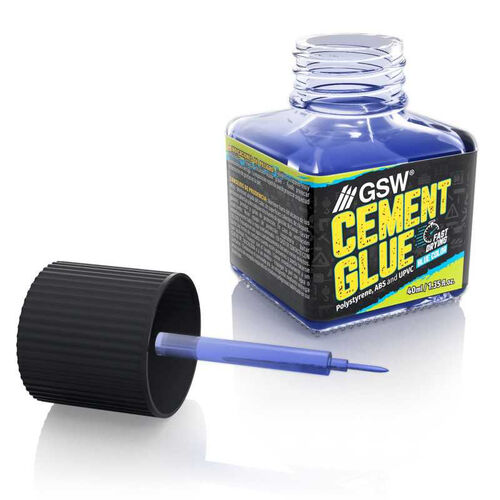 Green Stuff World 5826 Blue Cement Glue For Plastics