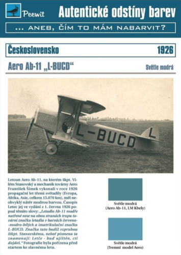 Peewit BV-01 Aero Ab-11 L-BUCD