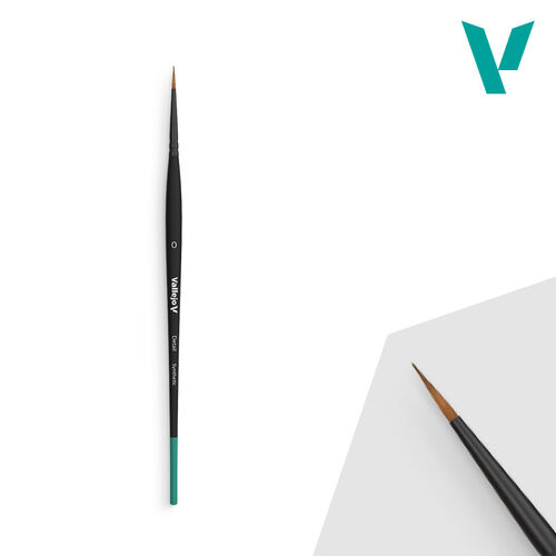 Vallejo B02000 Brush - Detail - Round Synthetic No. 0