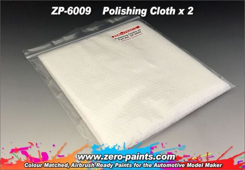 Zero Paints 6009 Polishing Cloth x2