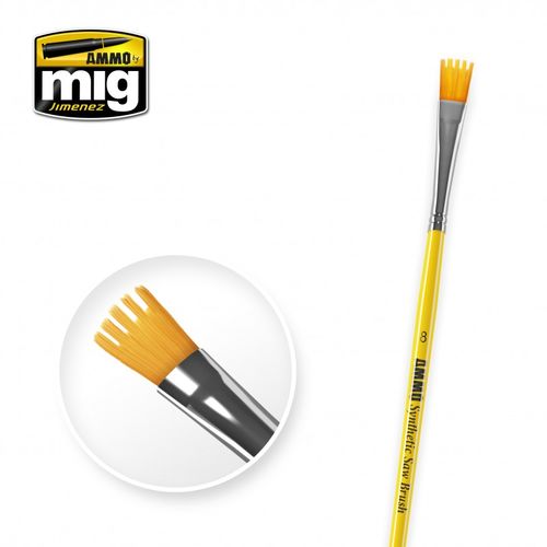 AMMO of Mig Jimenez A.MIG 8585 8 Synthetic Saw Brush