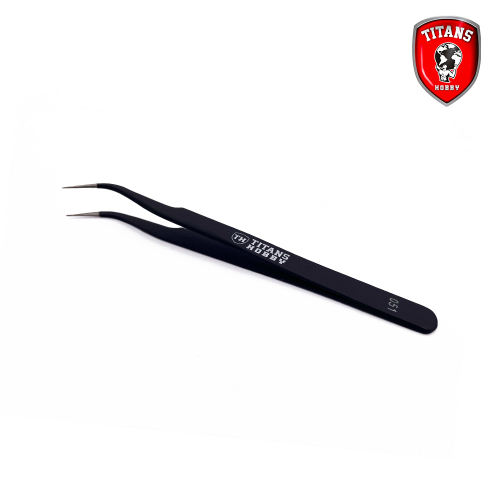 AMMO of Mig Jimenez TTH051 Precision Tweezer Type 3 with Narrow Curved Tips