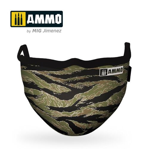 AMMO of Mig Jimenez 8069 Tiger Camo AMMO Face Mask