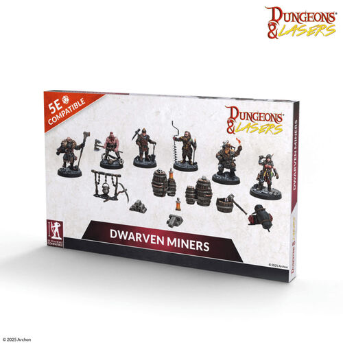 Archon Studio DNL0112 Dungeons & Lasers - Dwarven Miners