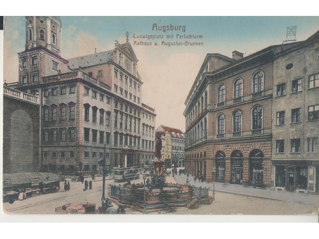 Stara razglednica-Augsburg
