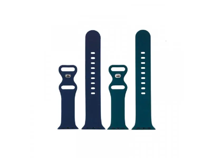 JUST IN CASE Set dve narukvice za Apple Watch, 38-41mm, Plava i zelena