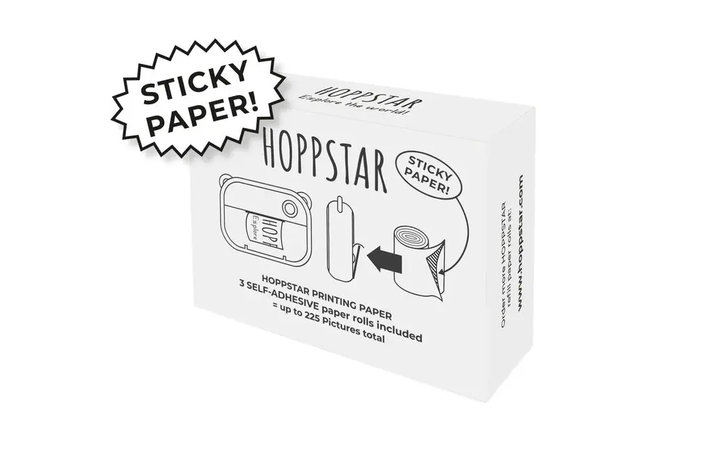 Hoppstar Zamenske rolne samolepljivog papira za štampanje za fotoaparat Hoppstar Artist , 3 komada