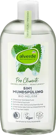 alverde NATURKOSMETIK
Pro Climate tečnost za ispiranje usta 5u1, 500 ml