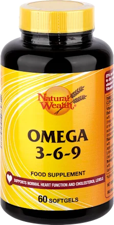 Natural Wealth
OMEGA 3-6-9, 60 kom
Dodatak ishrani