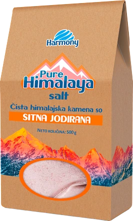 Harmony
Čista himalajska kamena so, sitna jodirana, 500 g