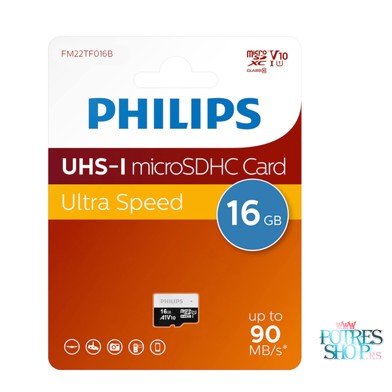 MICRO SD PHILIPS 16GB FM22TF016B/93