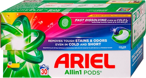 ARIEL
Allin1 PODS COLOR kapsule za pranje veša, 30 kom