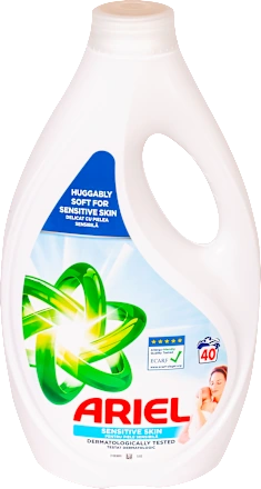 ARIEL
SENSITIVE SKIN tečni detergent za pranje veša, 1,8 l