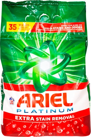 ARIEL
PLATINUM EXTRA STAIN REMOVAL detergent za pranje veša, 35 pranja, 2.275 g