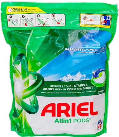ARIEL
Allin1 PODS ALPINE kapsule za pranje veša, 44 kom