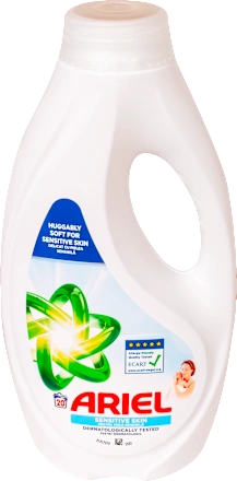 ARIEL
SENSITIVE SKIN tečni detergent za veš, 0,9 l