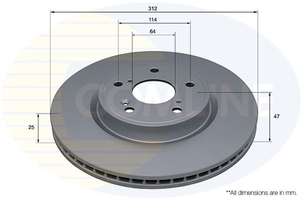 Kočioni disk COMLINE ADC5227V