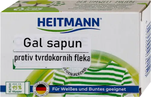 HEITMANN
Gal sapun protiv tvrdokornih fleka, 100 g