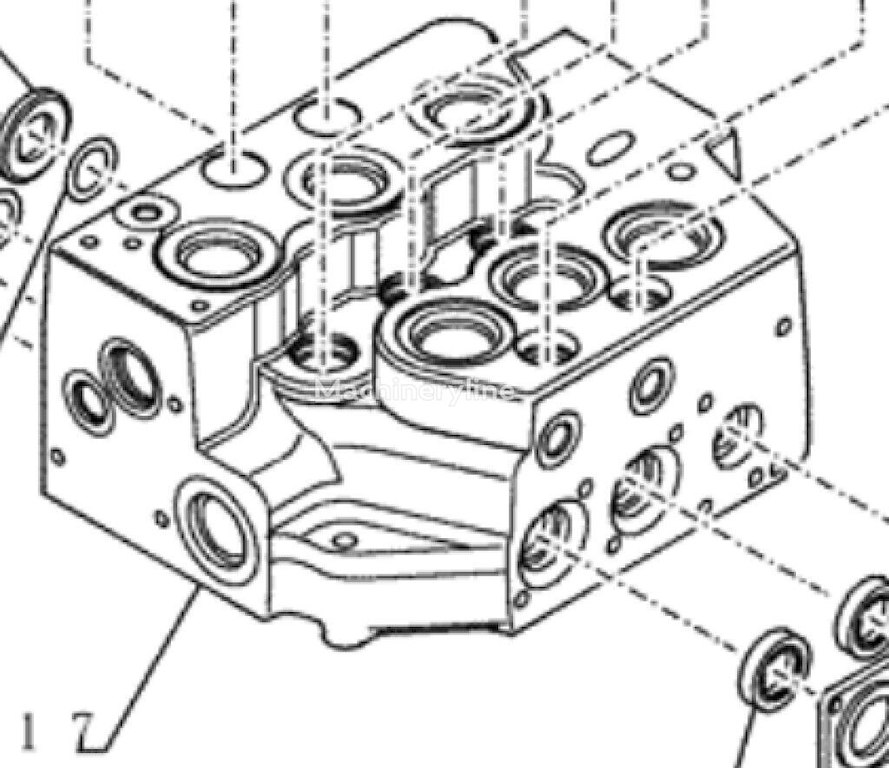 New Holland 84319698 hidraulični razvodnik za New Holland C238 L230 mini utovarivača guseničara
