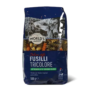 Fusili tricolore World's market 500g