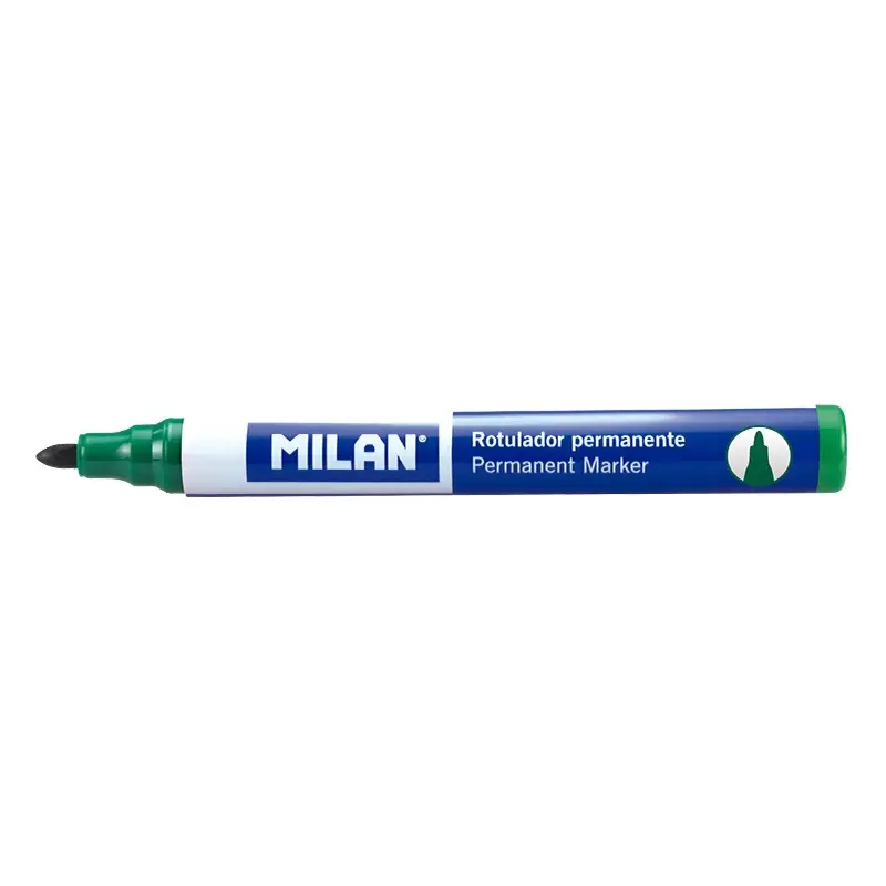 MILAN Permanentni marker sa okruglim vrhom 16429124 zeleni