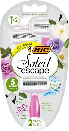 BIC
Soleil escape ženski brijači - Rose & Magnolia, 2 kom
