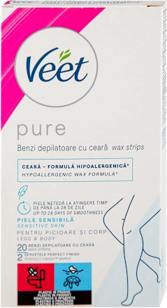 Veet
pure trake za depilaciju, 20 kom