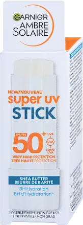 GARNIER AMBRE SOLAIRE
super uv stick stik za zaštitu kože lica od sunca, SPF50+, 9 ml