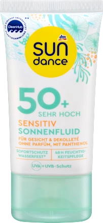 SUNDANCESENSITIV fluid za zaštitu od sunca, SPF 50+, 50 ml