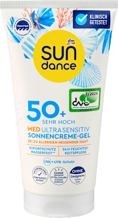 SUNDANCE
MED ULTRA SENSITIVE gel krema za zaštitu od sunca, SPF 50+, 150 ml
