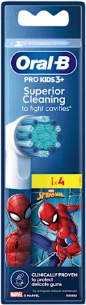 Oral-B
PRO KIDS Superior Cleaning nastavak za električnu četkicu za zube za decu, od 3+ godine, 4 kom