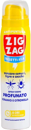Zig Zag
insetti via! repelent sprej protiv komaraca i krpelja – geranio i citronella, 100 ml
Biocid